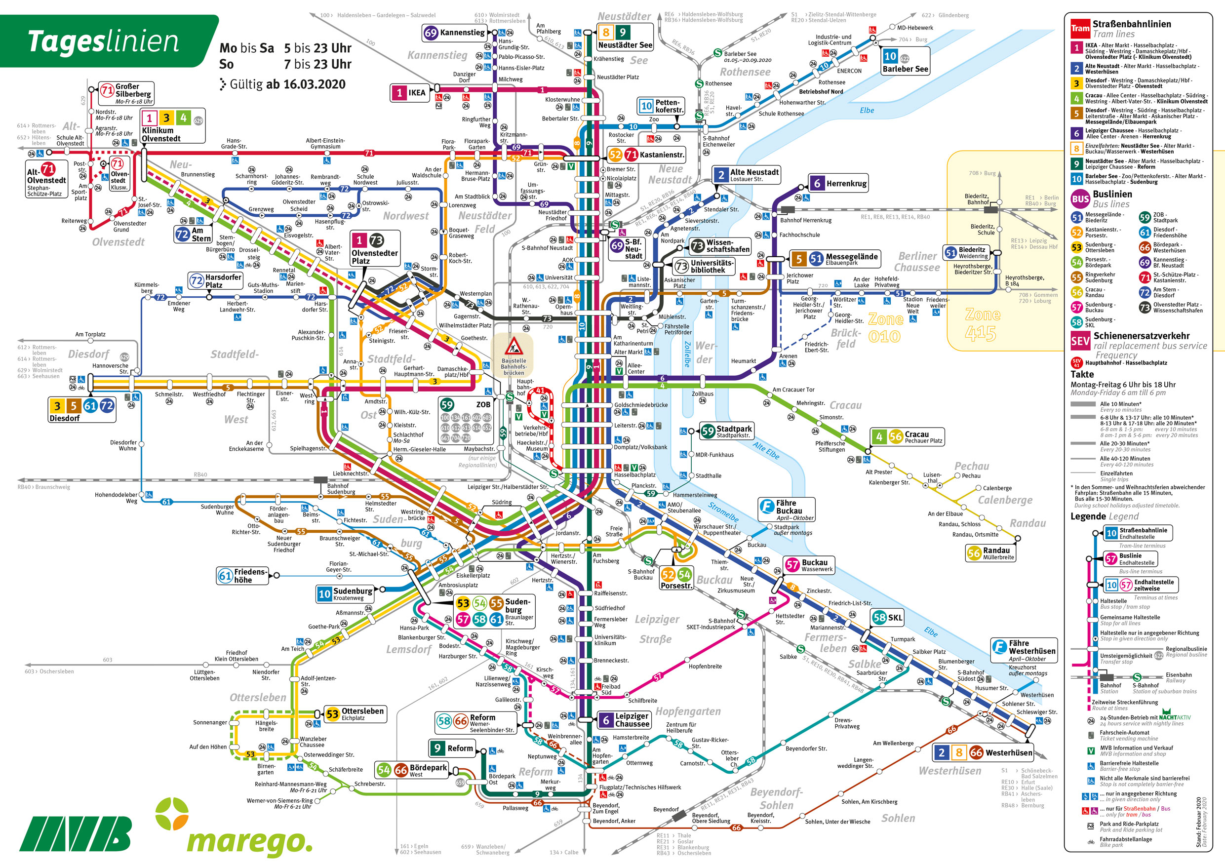 Netz- & Fahrpläne › MVB › Magdeburger Verkehrsbetriebe