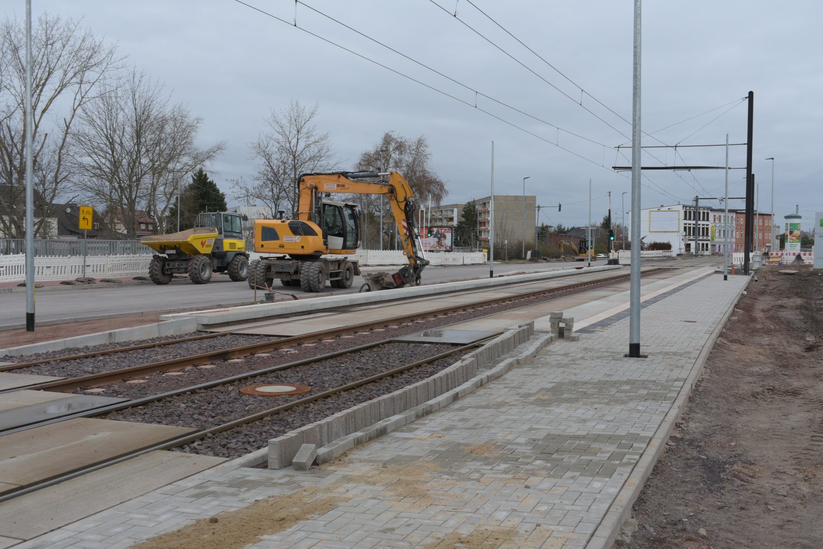 Neubau Straßenbahnstrecke Rothensee: Neue Etappe mit Änderungen für ...